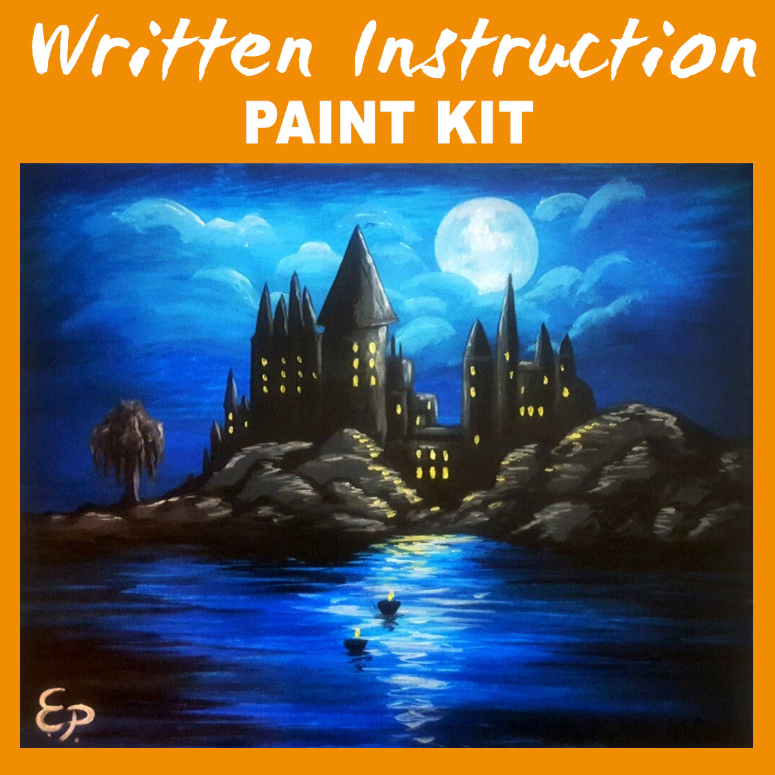 "A Magical Castle" Paint at Home Kit With Written Instructions ...